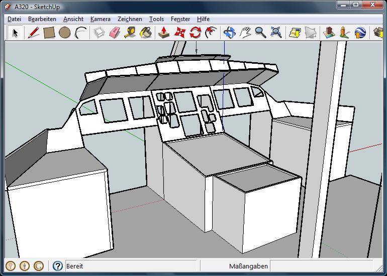 3D Modell Bauplan Home Cockpit Airbus A320 Simulator Killerwal
